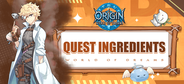 Quest Ingredients – OriginRO: World of Dreams